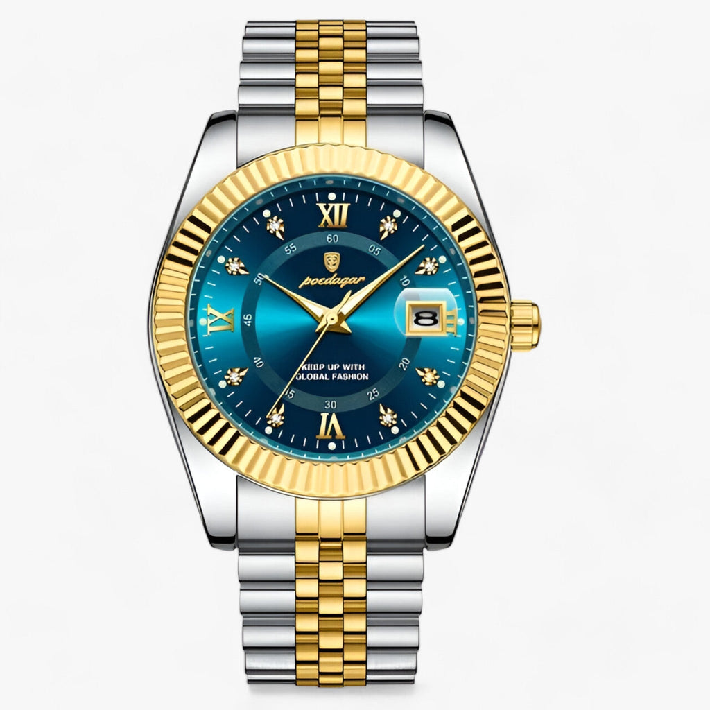 Everest | Elegant quartz-ur i rustfrit stål til mænd